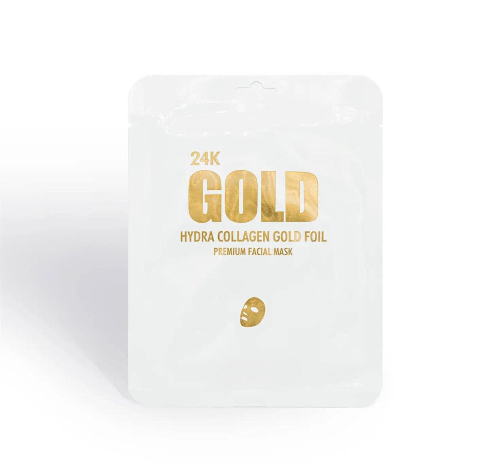 Collagen Gold Foil Facial Mask, Premium Facial Mask for Spa and ...