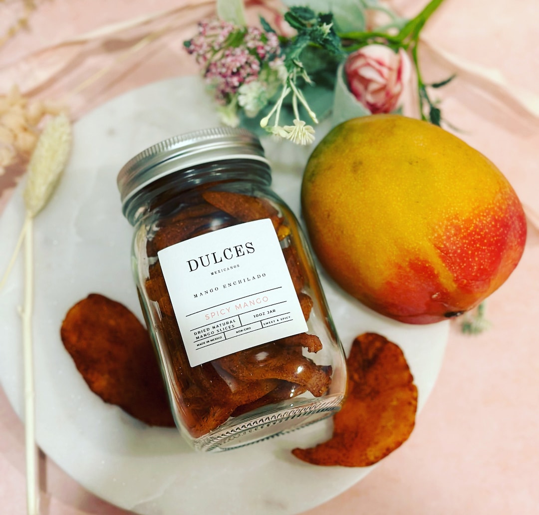 Sweet Spicy Chile Dried Mango Slices, Dulces Enchilados Mango, Spicy ...