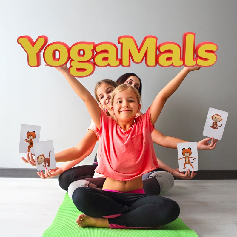 Yoga Flash Cards for Kids - Etsy