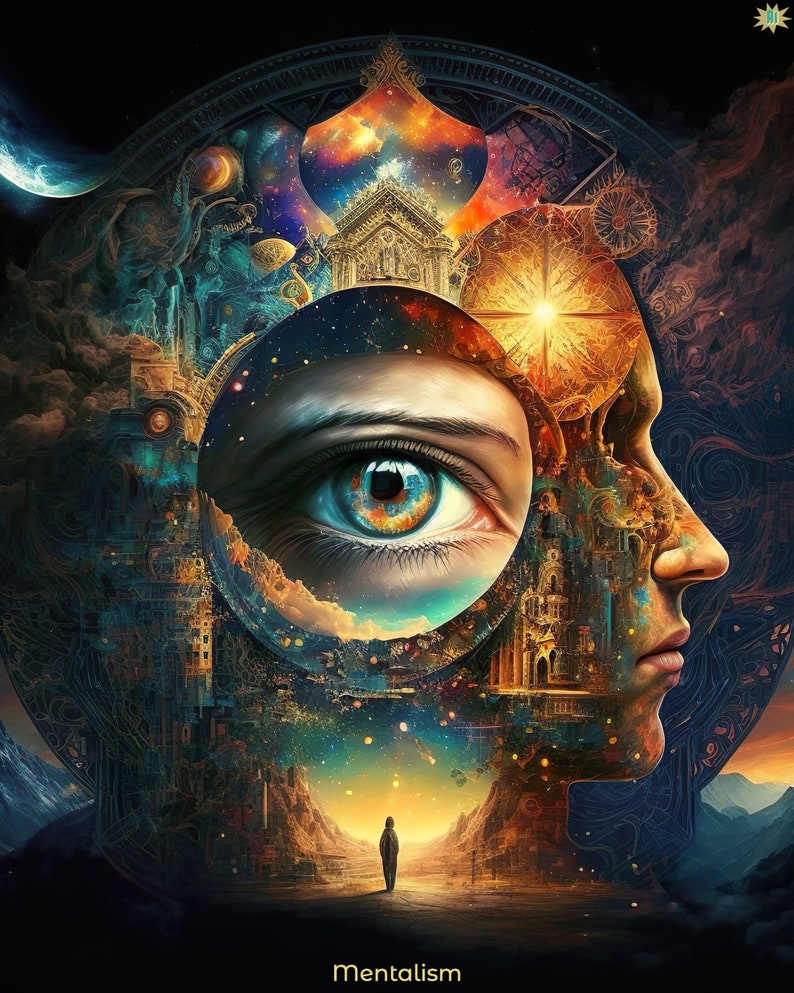 Mentalism Print 2 - DIGITAL DOWNLOAD ONLY - Ai Art, Artificial ...