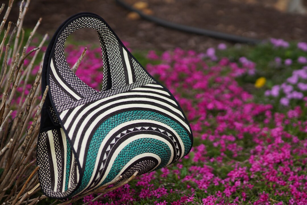 Top Handle Bag, Colombian Art, Natural Handwoven Purse, Tote Artisan ...