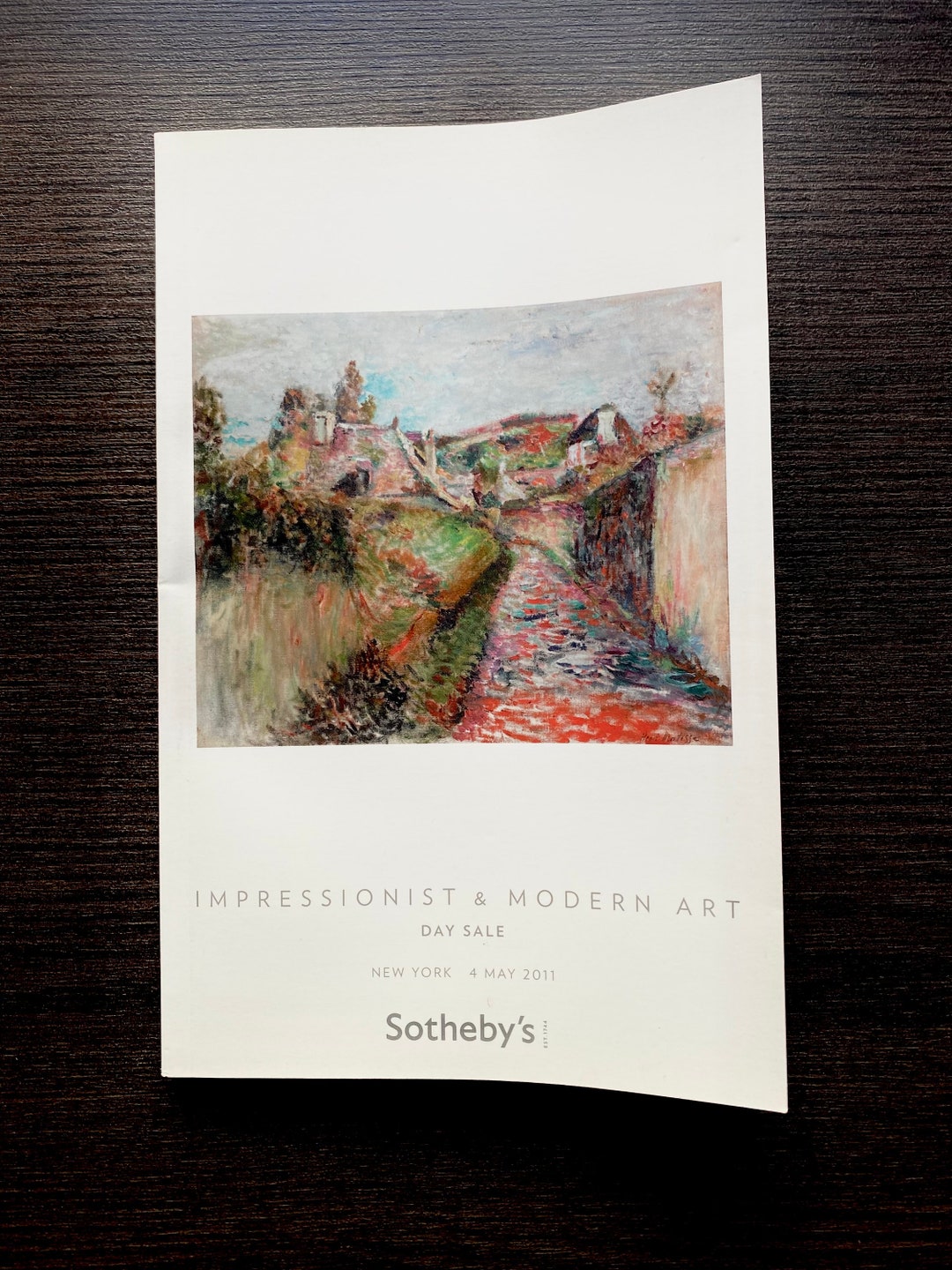 Impressionist And Modern Art Mini Sothebys Catalog 2011 New Etsy