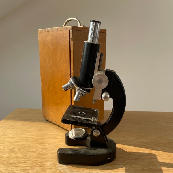 Vintage Microscope - Etsy