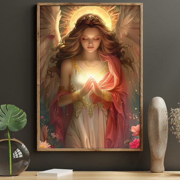 Angel Print - Etsy
