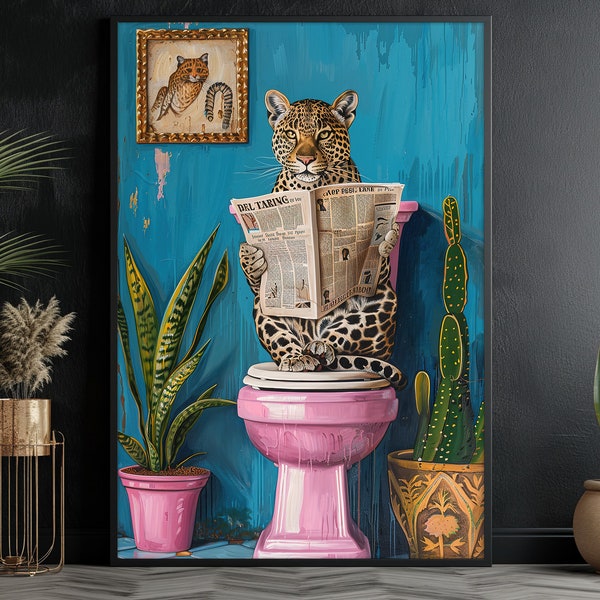 Leopard Bathroom - Etsy