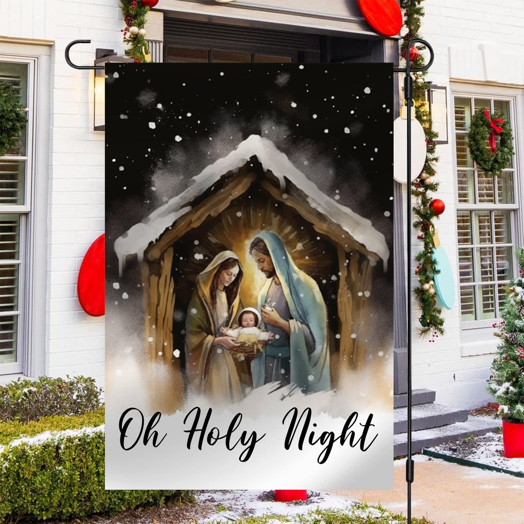 Jesus Garden Flag Jesus Garden Decor Christmas Garden Flag - Etsy