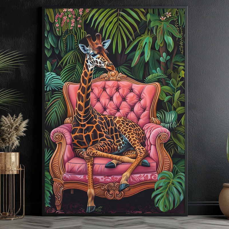 Giraffe Wall Art - Etsy