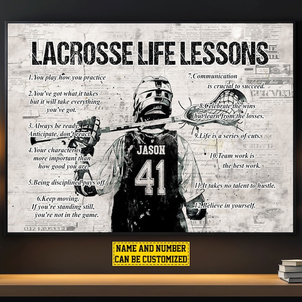 Lacrosse Wall Art - Etsy