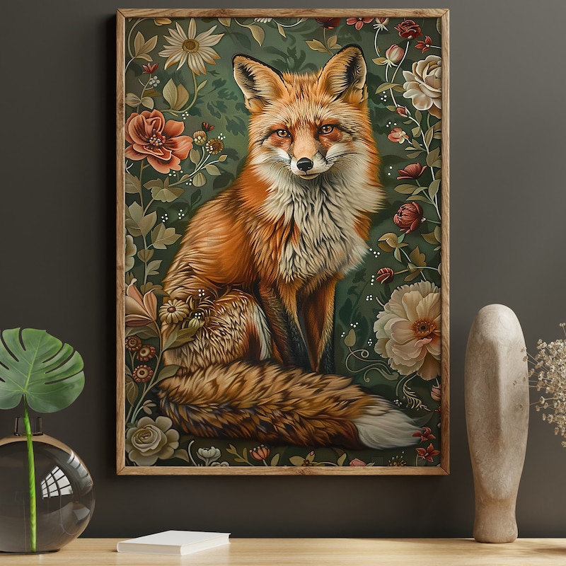 Retro Fox - Etsy