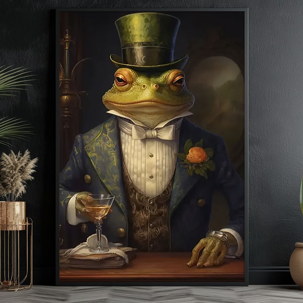 Frog Painting - Etsy