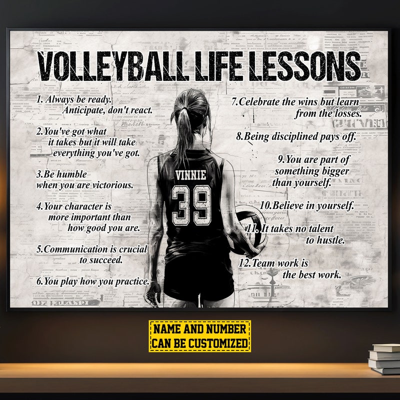 Volleyball Posters - Etsy