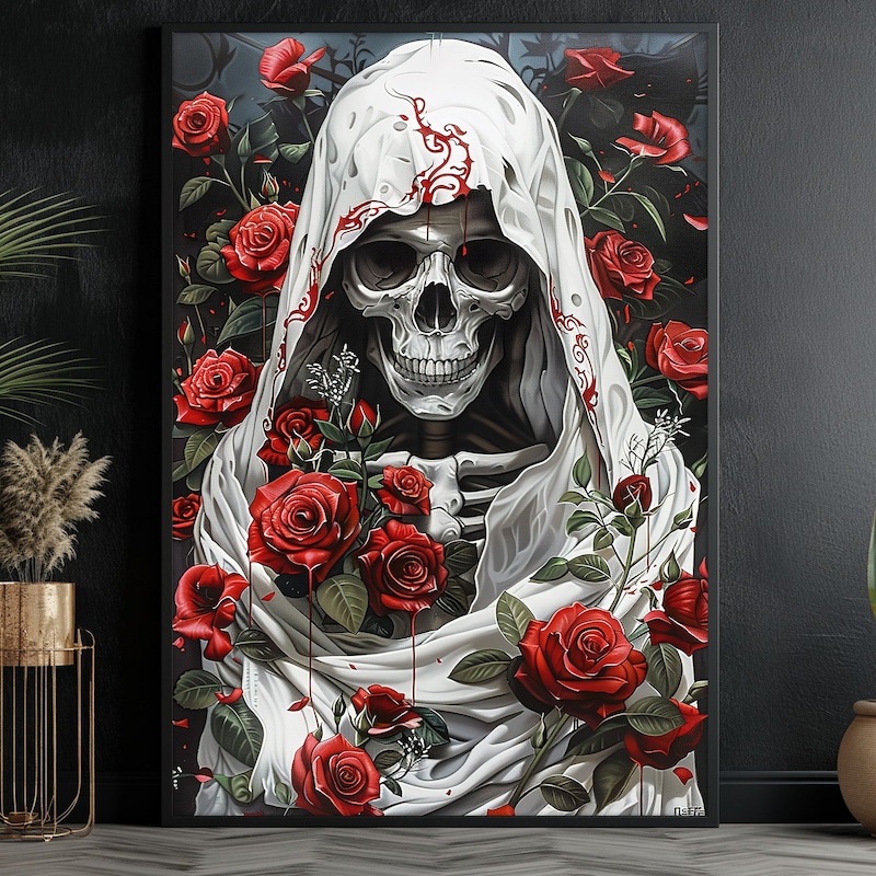 Skull Painting - Etsy