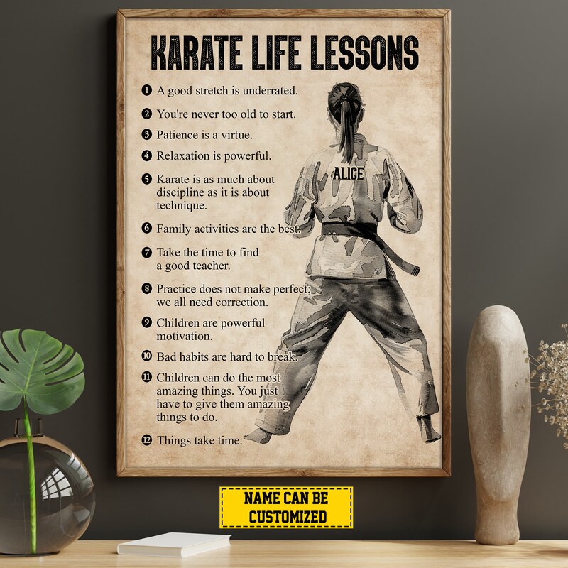 Karate Poster - Etsy