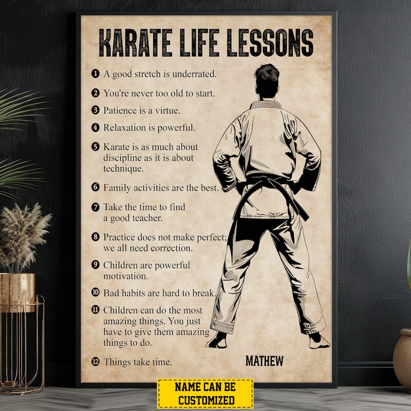 Karate Poster - Etsy