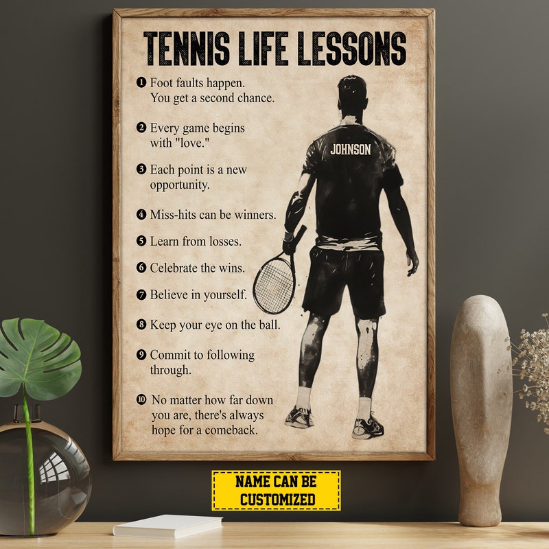 Tennis Poster - Etsy