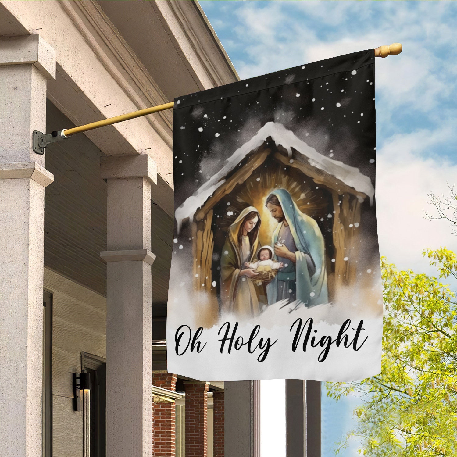 Jesus Garden Flag Jesus Garden Decor Christmas Garden Flag - Etsy