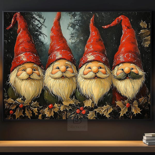 Gnome Poster - Etsy
