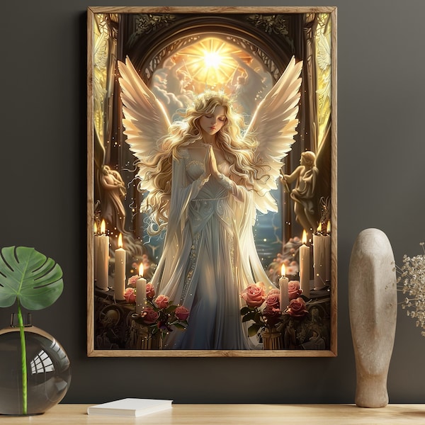 Angel Print - Etsy