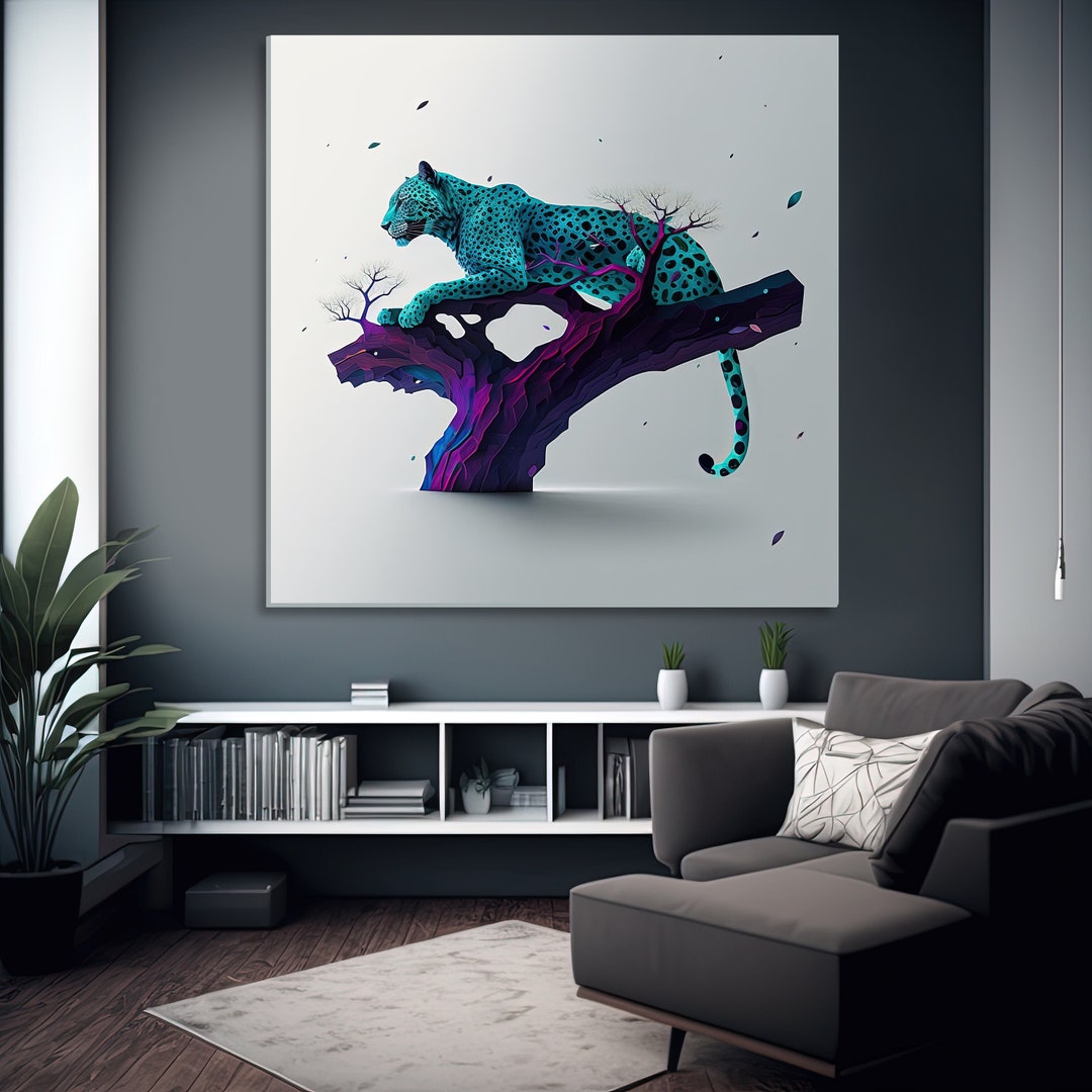 Jaguar Wall Art Print, Jaguars Art, Cat Art, Jaguars Printable Art ...