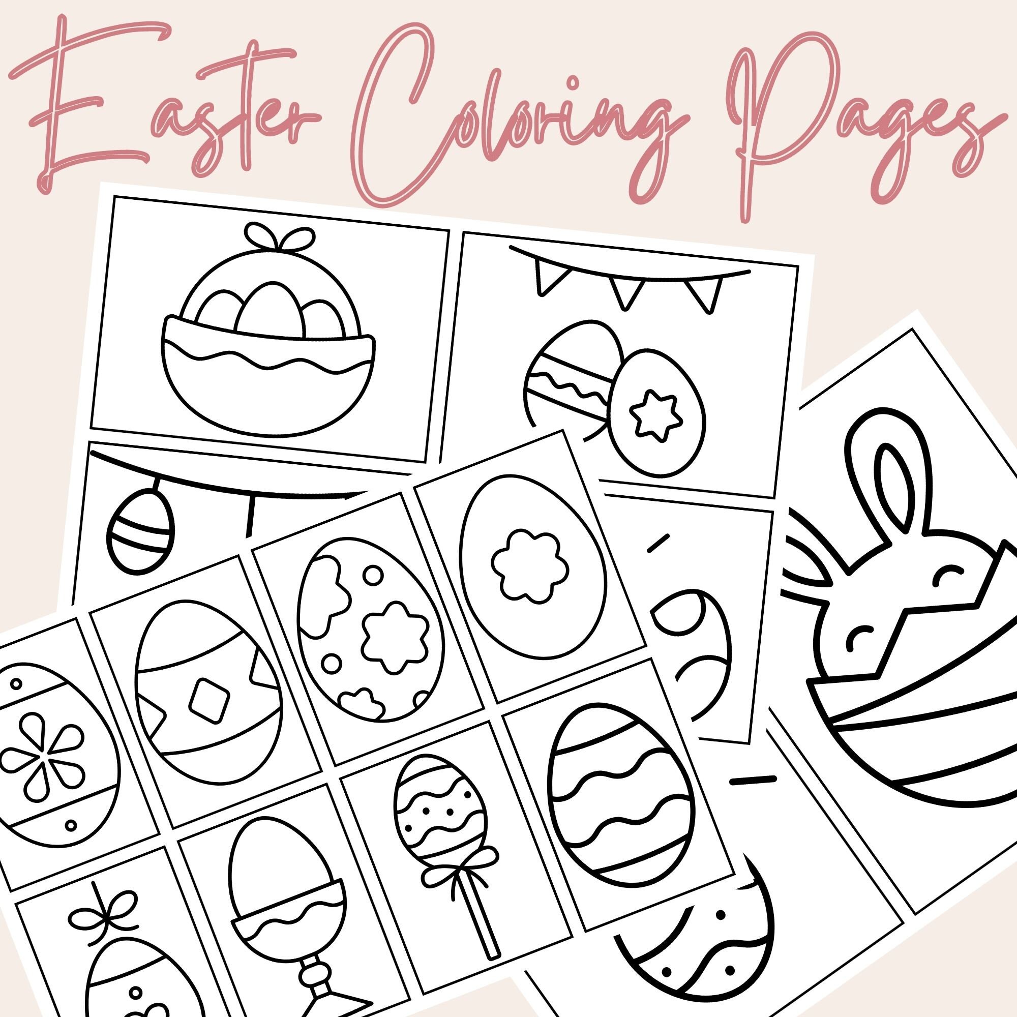 Printable Easter Coloring Pages for Kids | Fun Easter Activity PDF ...