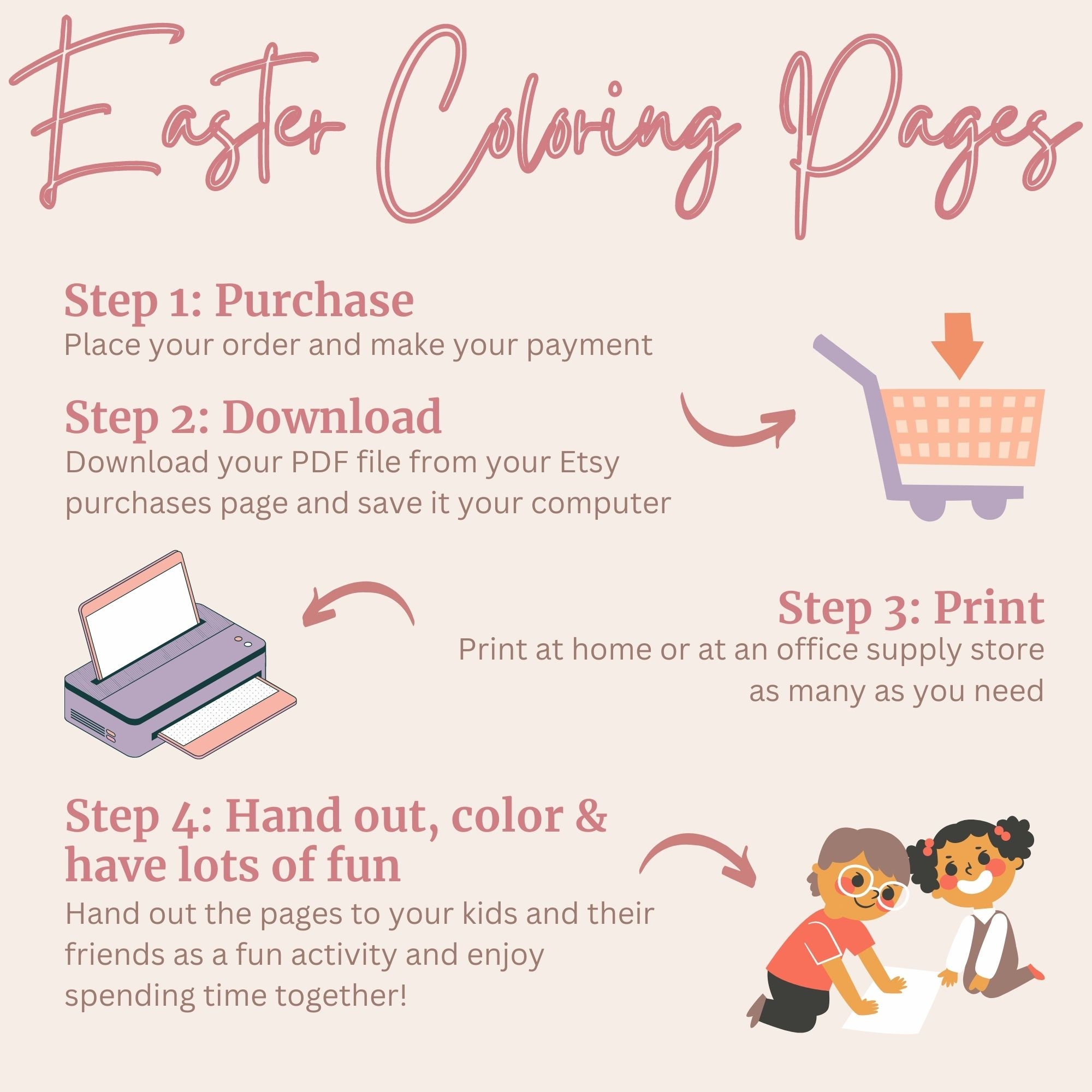 Printable Easter Coloring Pages for Kids | Fun Easter Activity PDF ...