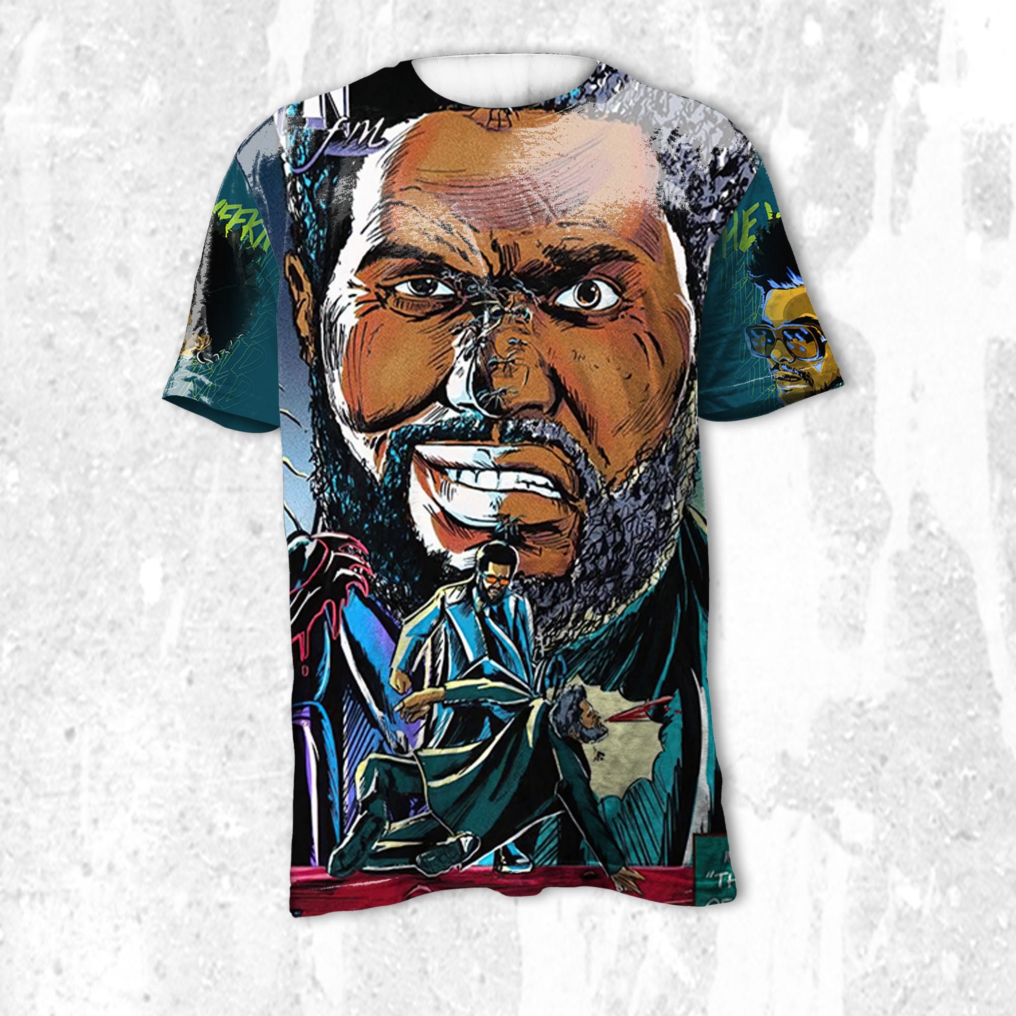 Dawn Fm Eyes Match T-shirt 3D, Hip Hop 90s Vintage Retro Graphic Tee ...