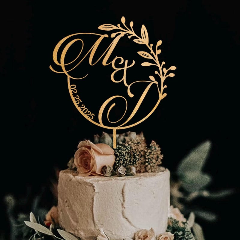 Initial for Cake Topper - Etsy