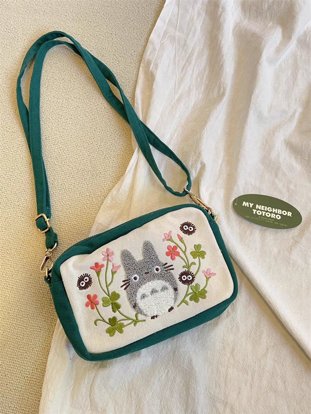 Totoro Ghibli Studio Shoulder Cross Body Bag - Etsy
