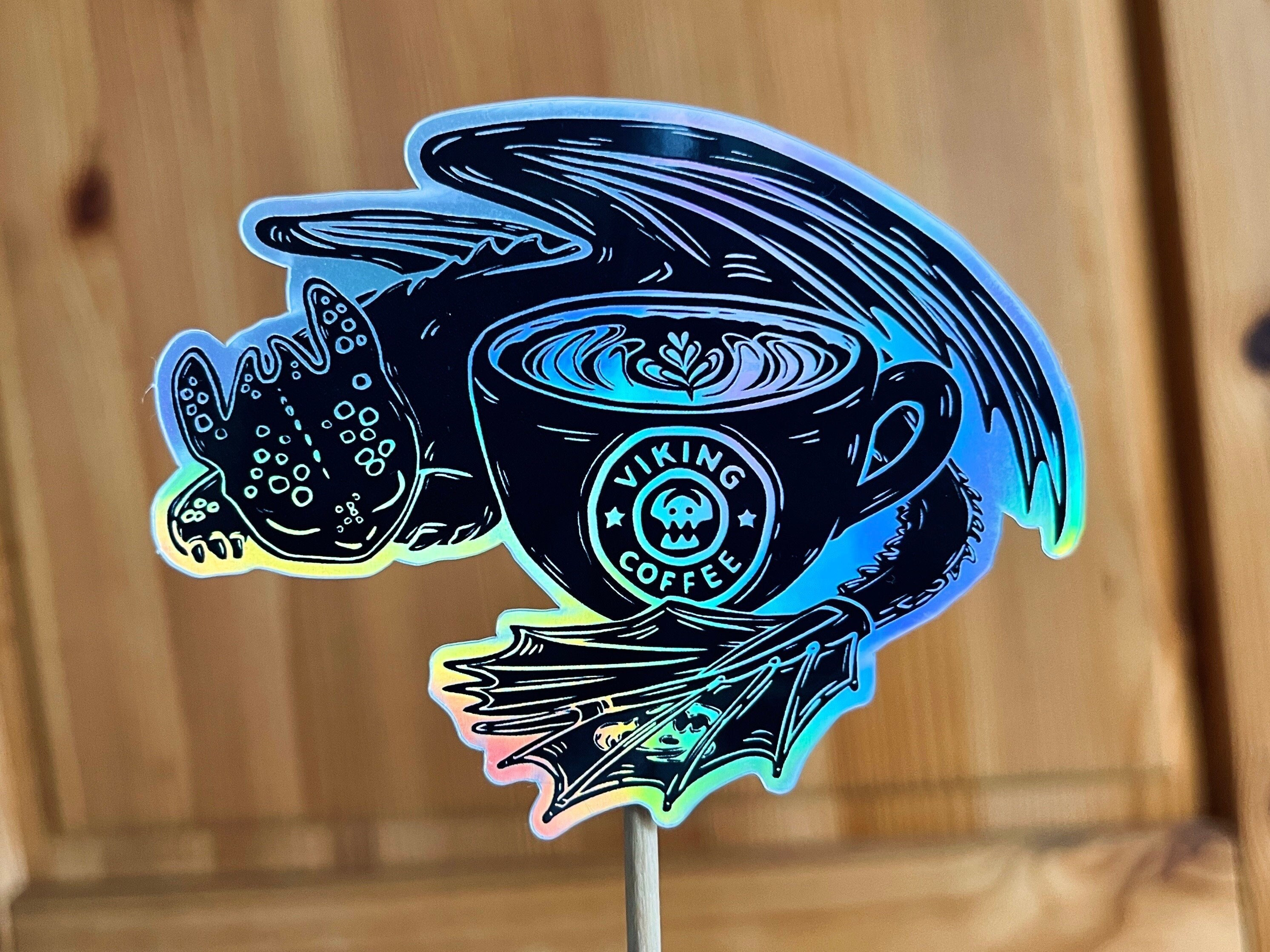 How to Train Your Dragon Holographic Sticker | Toothless | Night Fury ...