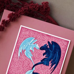 How to Train Your Dragon Mini Print | Postcard | Greeting Card ...