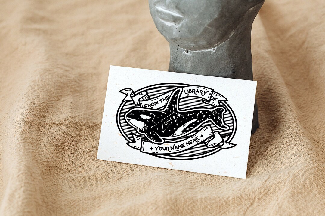 EX LIBRIS | Custom Book Stamp | Personalized Library Stamp | Ex Libris ...
