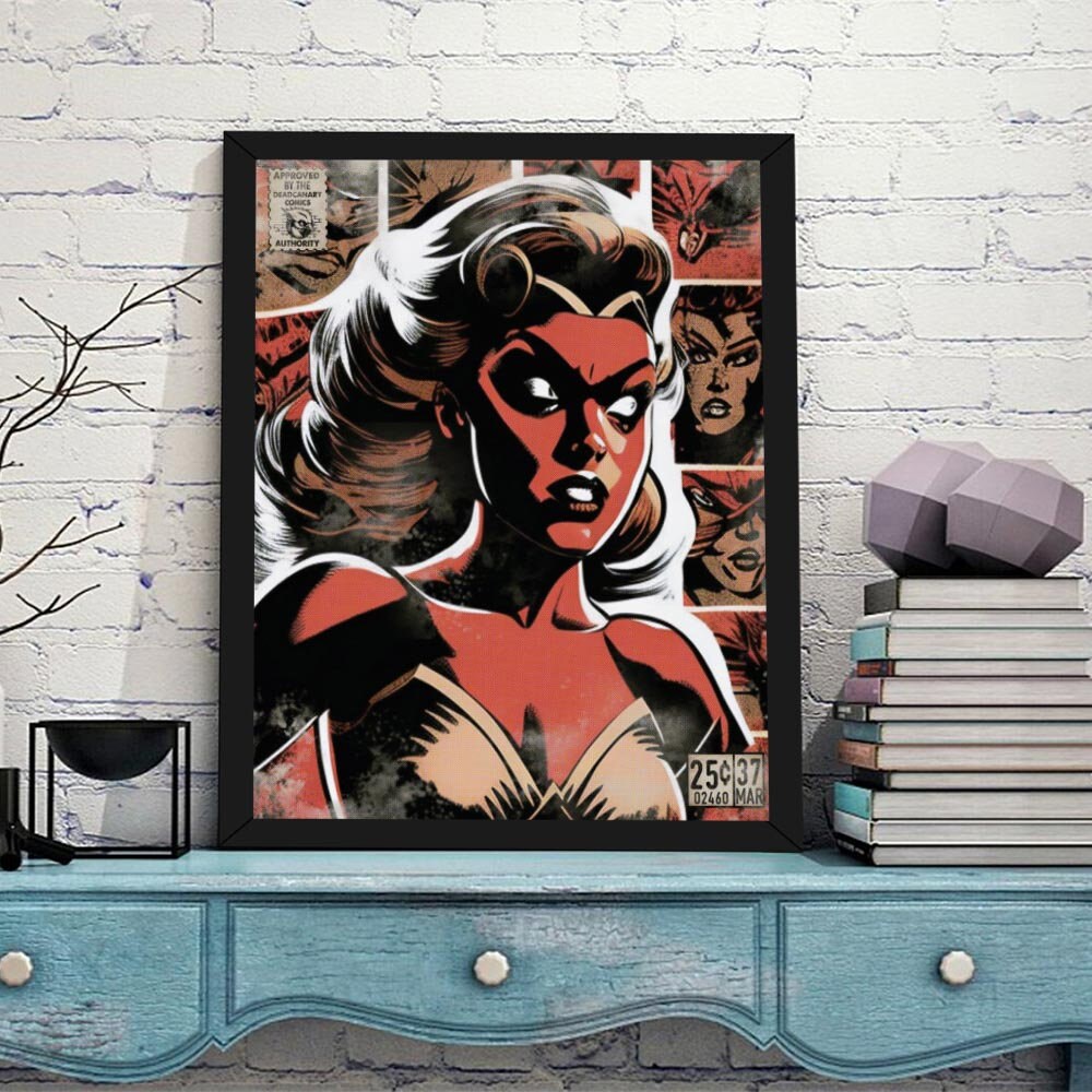 Beyonce Comic Poster, Beyonce Style Comic Hip Hop 90s, Retro Vintage ...