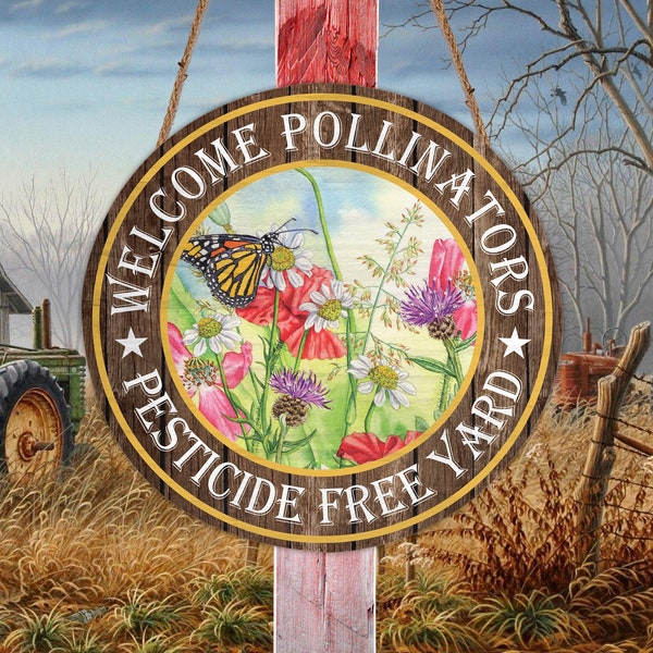 Pollinator Sign - Etsy