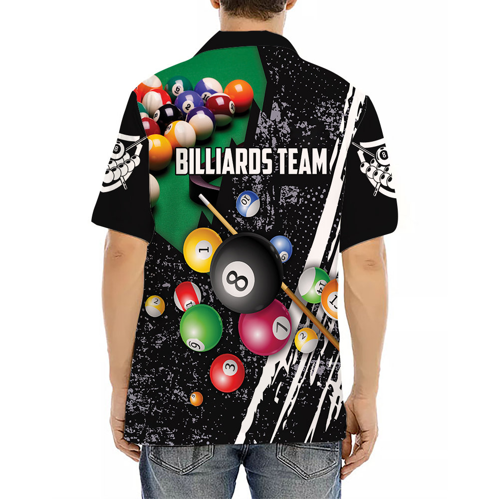 Personalized Billiards Team Hawaiian Shirt, Gifts for Bachelor Party ...
