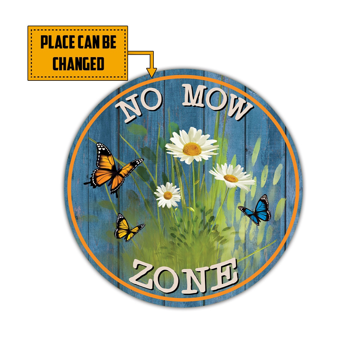 No Mow Zone Sign, Welcome Pollinators Sign, She Shed Wood Sign, Cottage ...