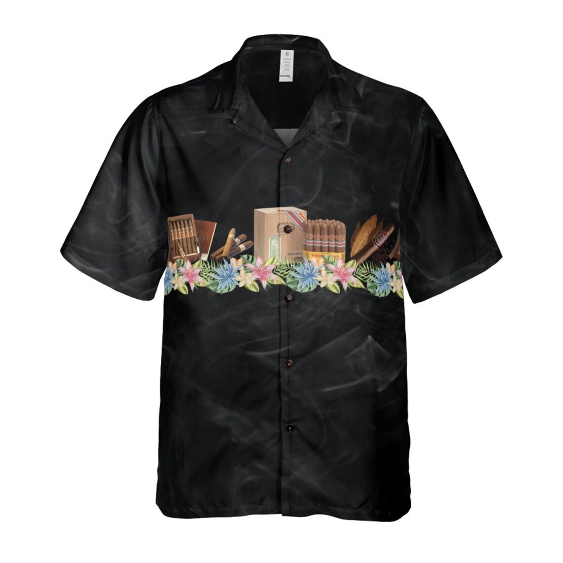 Cigar Smoke Hawaiian Shirt Mencave Club Cigar Shirt Wine - Etsy