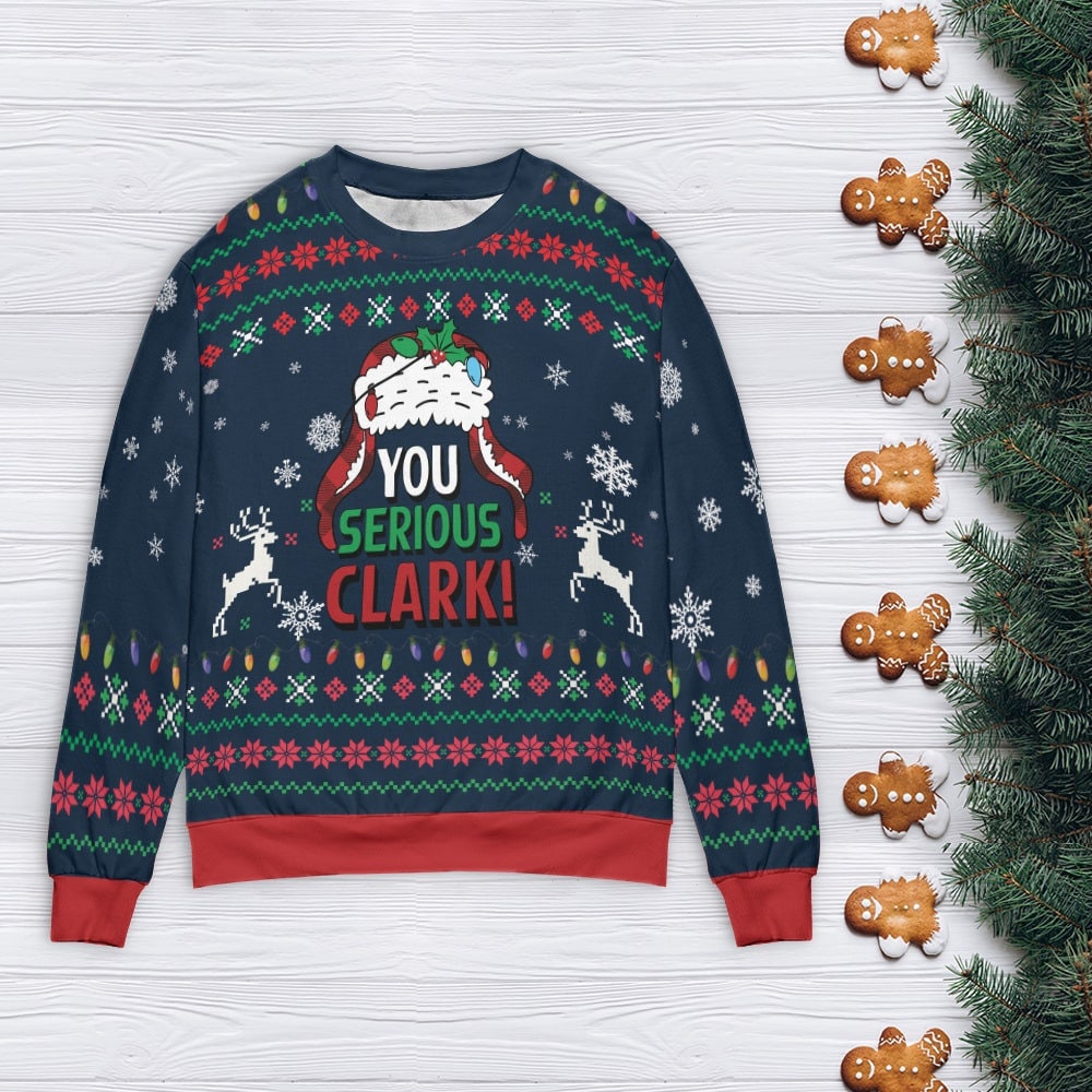 Are You Serious Clark? Christmas Family Ugly Sweater Christmas Vacation ...