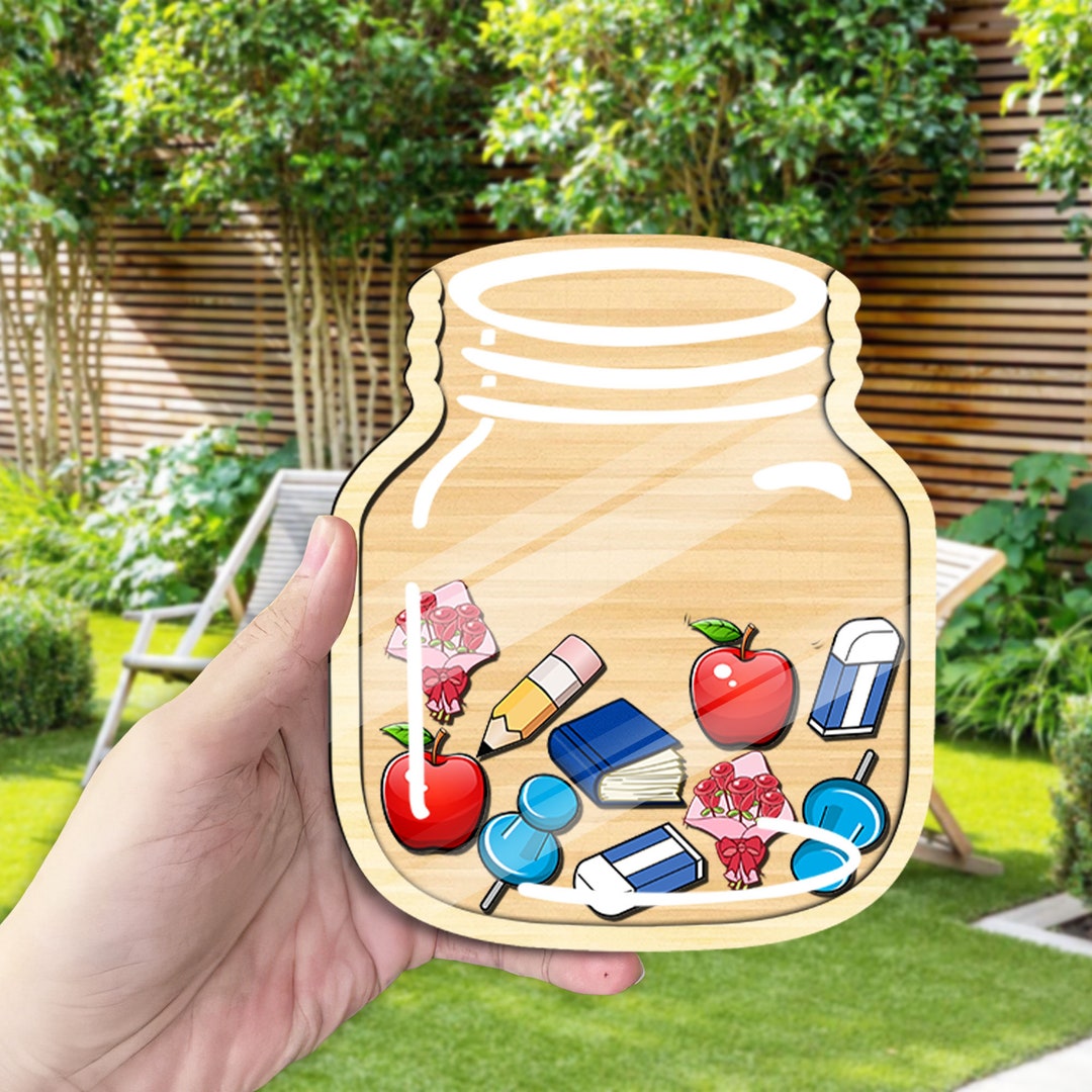 Teacher Reward Jar for Classroom With Charm, Encouragement Reward Jar ...