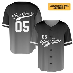Personalized Baseball Jersey With Number and Team Name Baseball Team ...