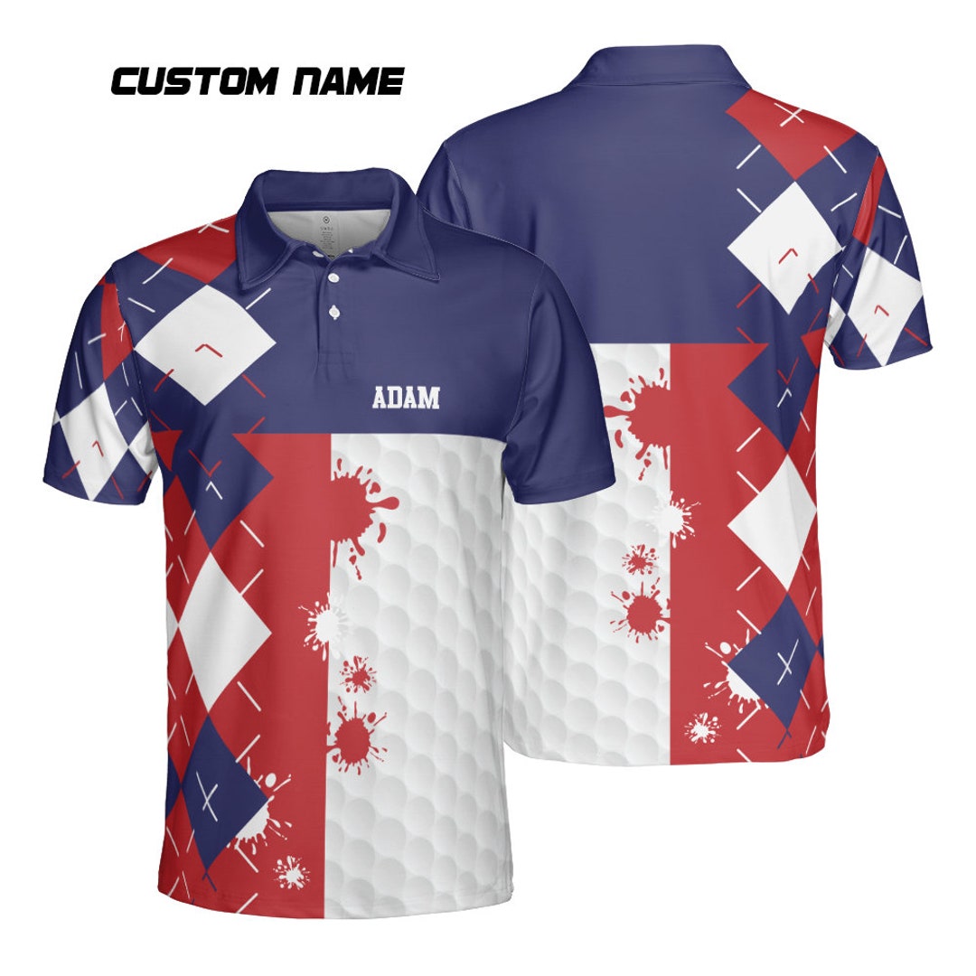 Personalized Golf Swing Polo Shirt All Over Print Golf Polo Shirt Gifts ...