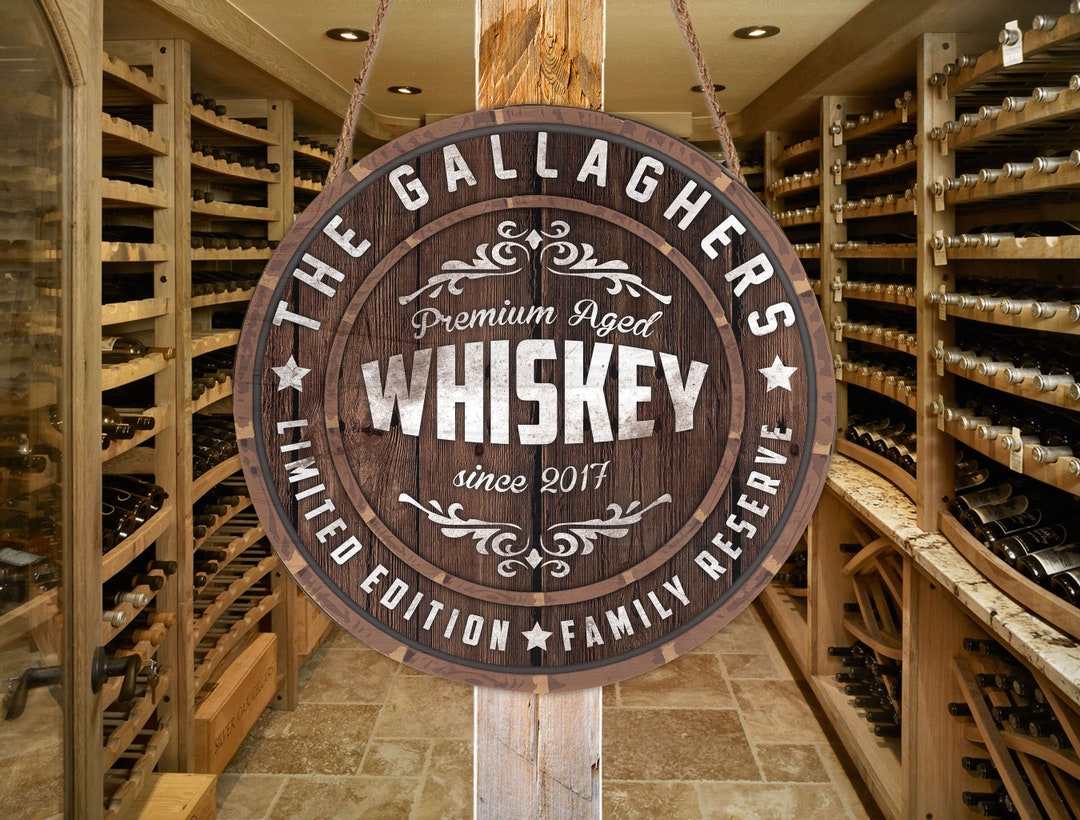 Custom Whiskey Wood Sign, Bar Decor, Whiskey Cellar Sign, Pub Sign, Bar ...