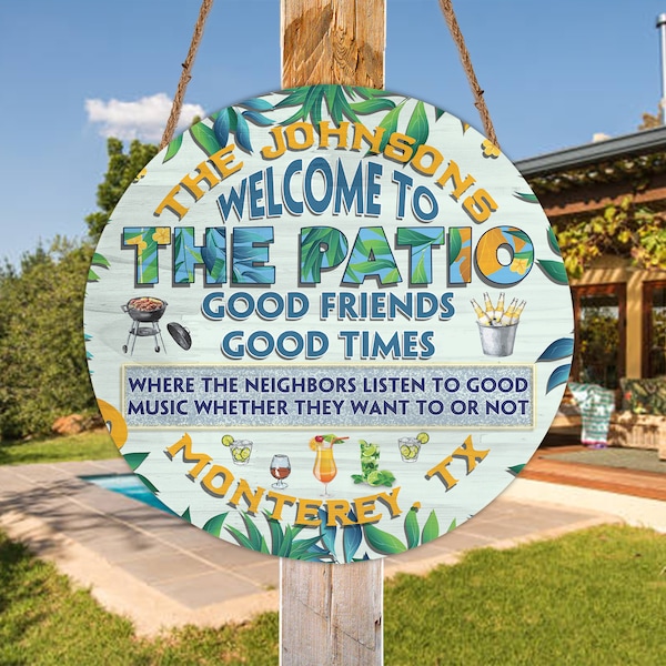 Outdoor Summer Signs - Etsy