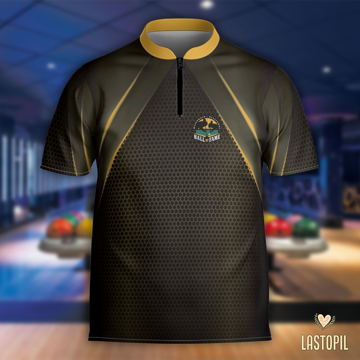 Custom Hall of Fame Billiard Jersey Billiard Quarter Zip Sash - Etsy