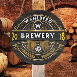 Brewery Wood Sign, Custom Bar Decor, Wine Bar Sign, Pub Sign, Home Bar ...