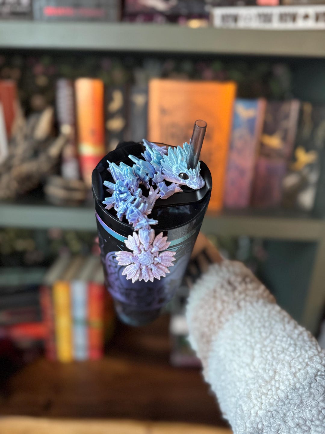 Baby Dragon Straw Topper | Sunflower Dragon | 3d Printed Dragon ...