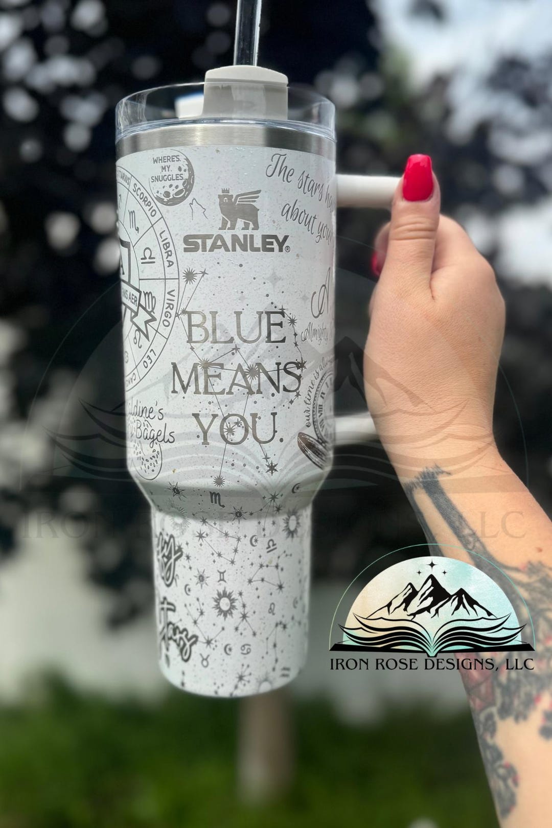 Zodiac Academy Engraved Tumbler | Zodiac | Officially Licensed Merch ...