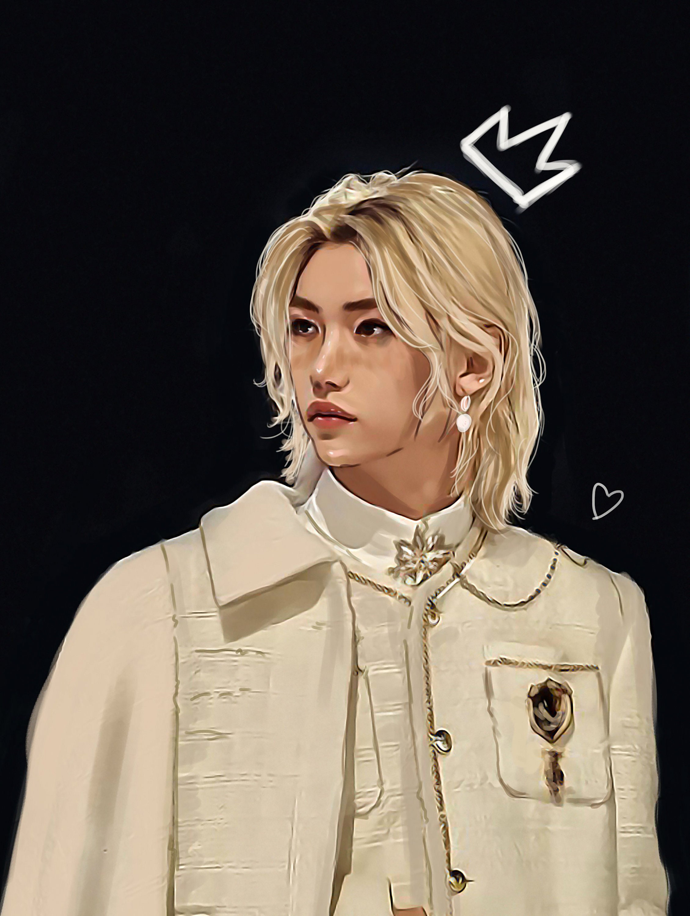Felix Prince Print Stray Kids Printable Art, DIGITAL DOWNLOAD Kpop ...