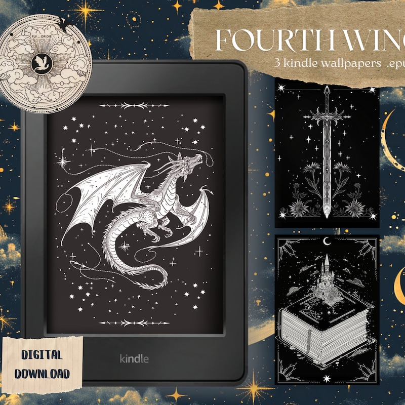 Fourth Wing Wallpaper - Etsy