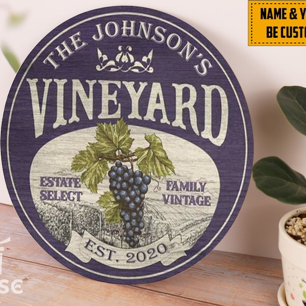 Wine Vineyard - Etsy