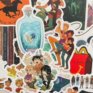 50pcs Percy Jackson Stickers Vinyl Decal Camp Half Blood Sticker Pack ...
